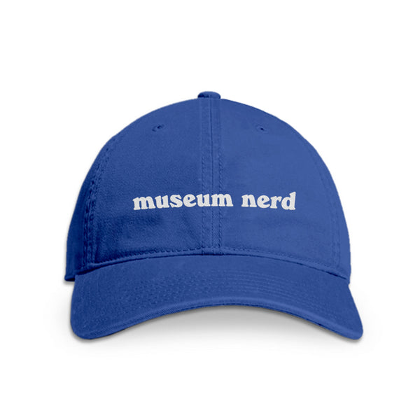 Royal Blue Dad Hat Museum Nerd Royal Blue Dad Hat Museum Nerd