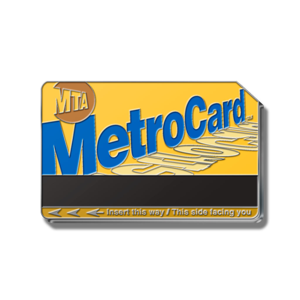 MetroCard Enamel Pin – Museum Nerd